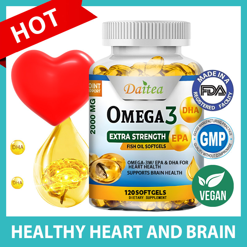 Jual Suplemen Minyak Ikan Omega 3, Dukungan Kesehatan & Kekebalan Tubuh ...