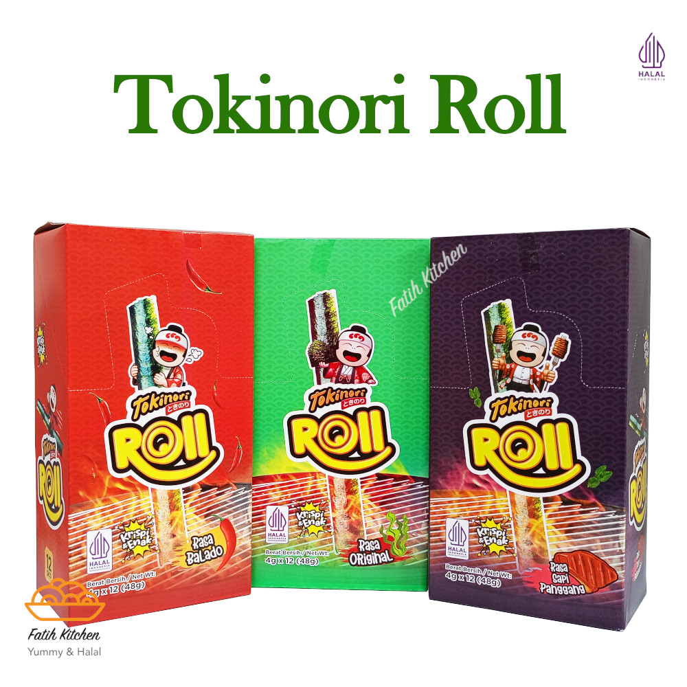 Jual TOKINORI Nori Roll Crispy Per Box - Rasa Original, Balado, Sapi ...