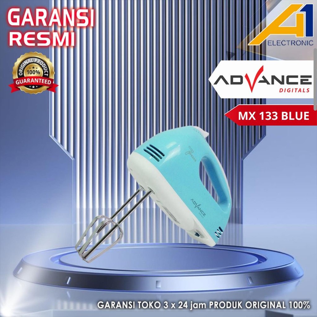 Jual Hand Mixer Advance MX133 / MX 133 Garansi Resmi Advance 1 Tahun ...