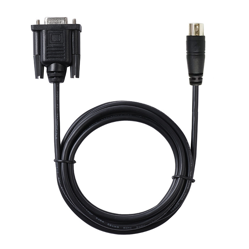 Jual Panasonic PLC Programming Cable D-sub 9 Pin DB9 Female to Mini Din ...