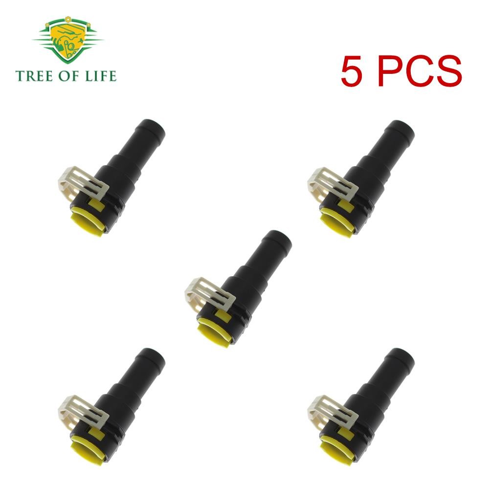 Jual 1/2/5 D651-61-240 Heater Water Hose Connector For Mazda 3 BK BL ...