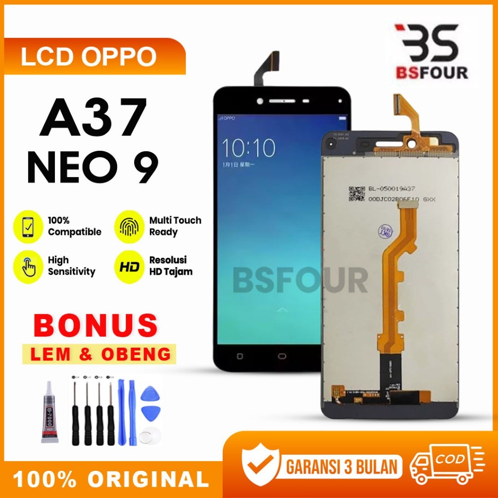 Jual LCD OPPO A37 / A37F / NEO 9 FULLSET TOUCHSCREEN ORIGINAL | Shopee ...