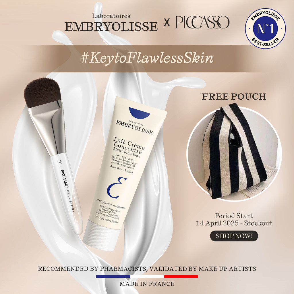 Jual Piccasso x Embryolisse Flawless Skin Set: 121 Piccasso Brush ...