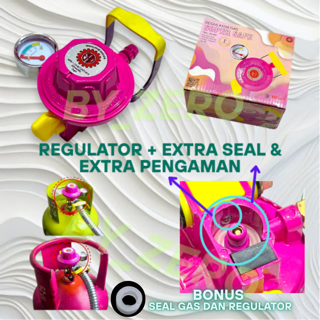 Jual SUPER SAFE SS 88P REGULATOR GAS Double Safety Lock Pengunci Ganda ...
