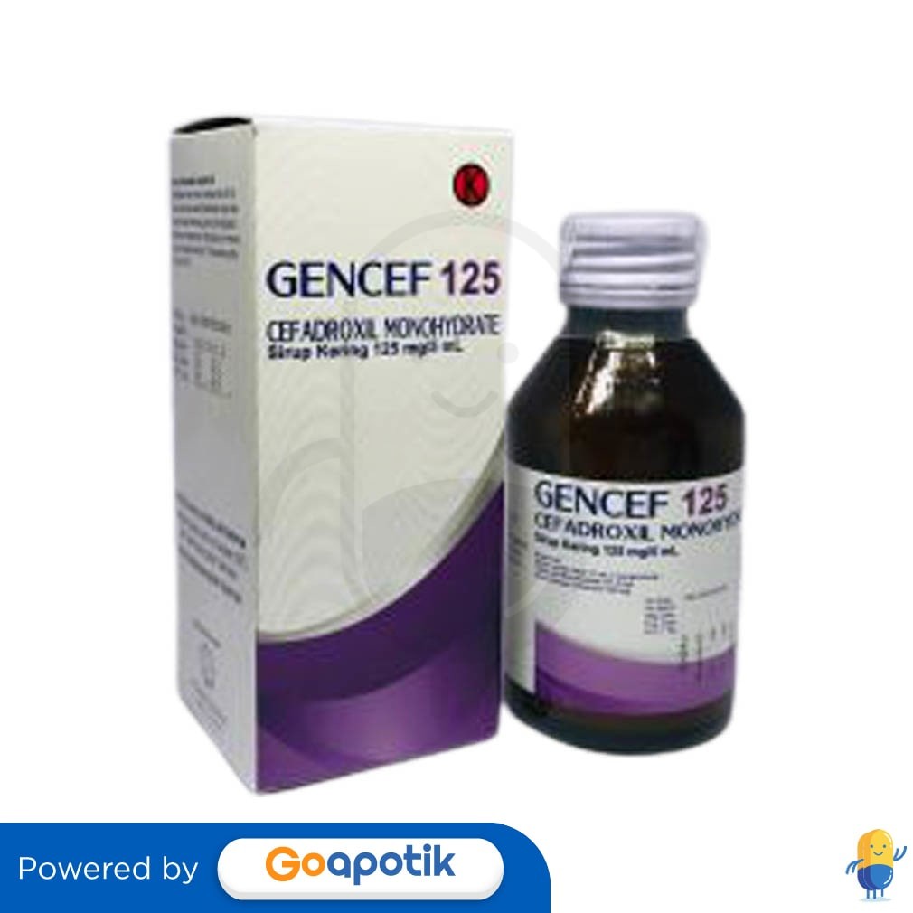 Jual Gencef 125 Mg/5 Ml Dry Syrup 60 Ml | Shopee Indonesia
