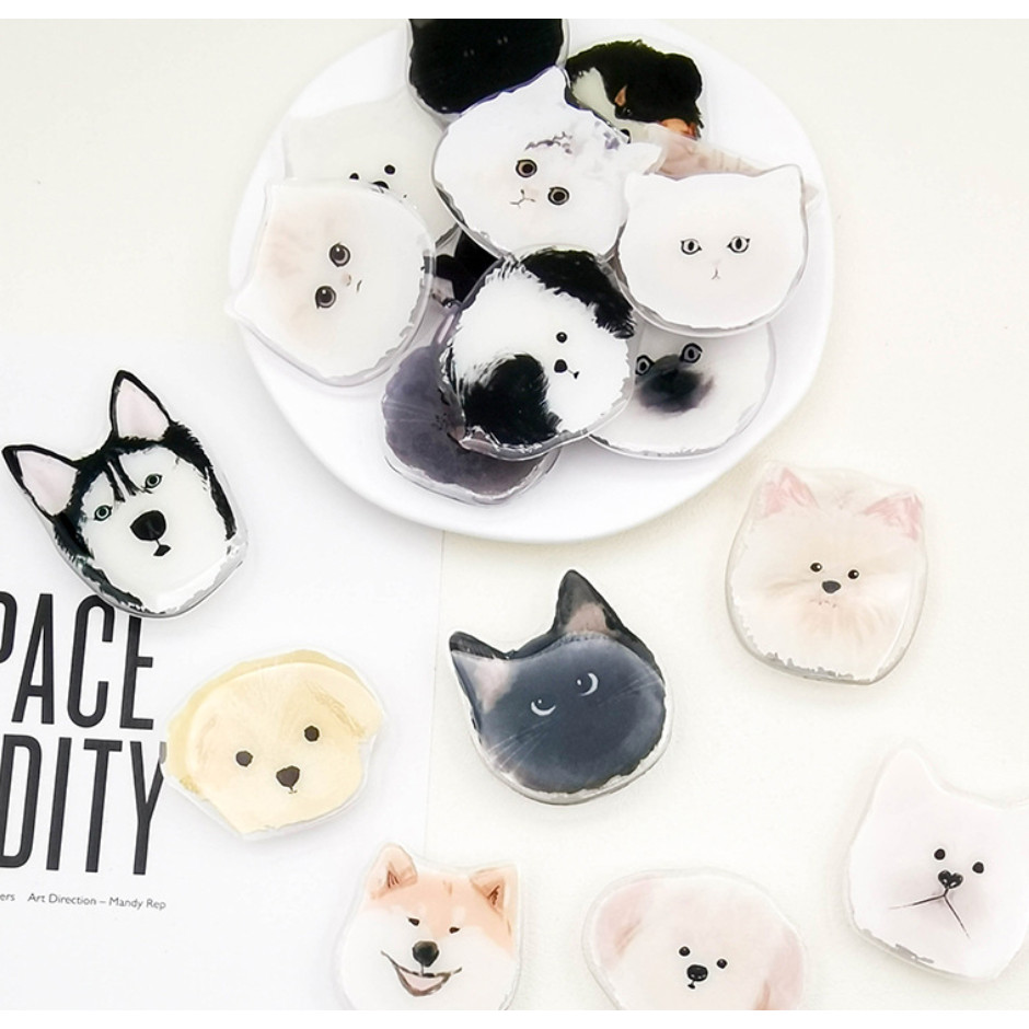 Jual Popsocket Motif Karakter Kucing Cat Dog Lucu / Korean Pop Socket ...