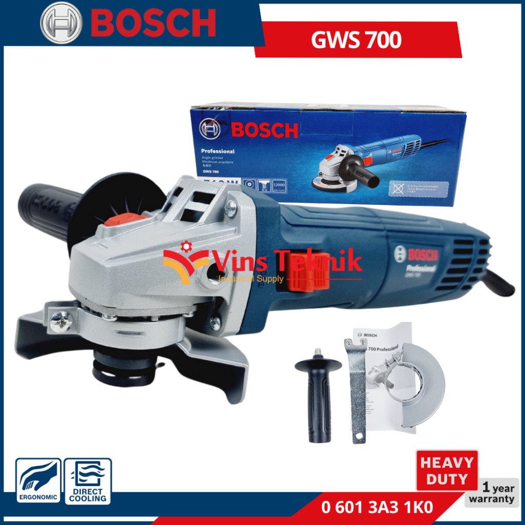 Jual Mesin Gerinda Angle Grinder Grinda 4" GWS700 Bosch GWS 700 ...