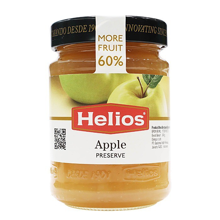 Jual Selai Helios Apple Preserve 340g | Shopee Indonesia