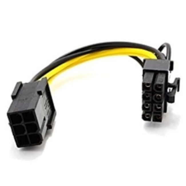 Jual KABEL POWER VGA / ADAPTER 6 PIN TO 8 PIN / 6 KE 8PIN PCIE / PCI-E ...