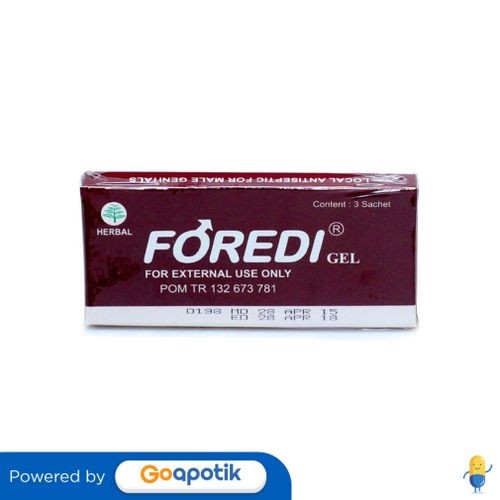 Jual Foredi Gel Sachet Isi 3 Pcs | Shopee Indonesia