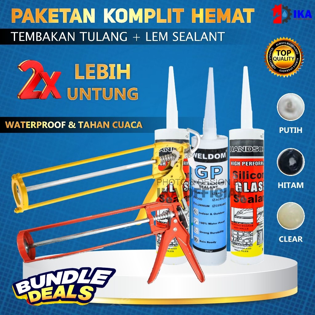 Jual Paket Tembakan kaleng tebal Lem Sealant dengan Perekat sealant ...