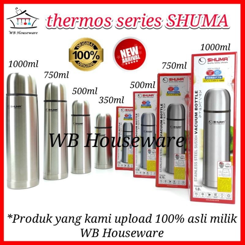Jual GF45ER Termos air panas SHUMA / SHUMA Vacuum Flask 350 ML | 500 ML | 750 ML | 1000 ML ...