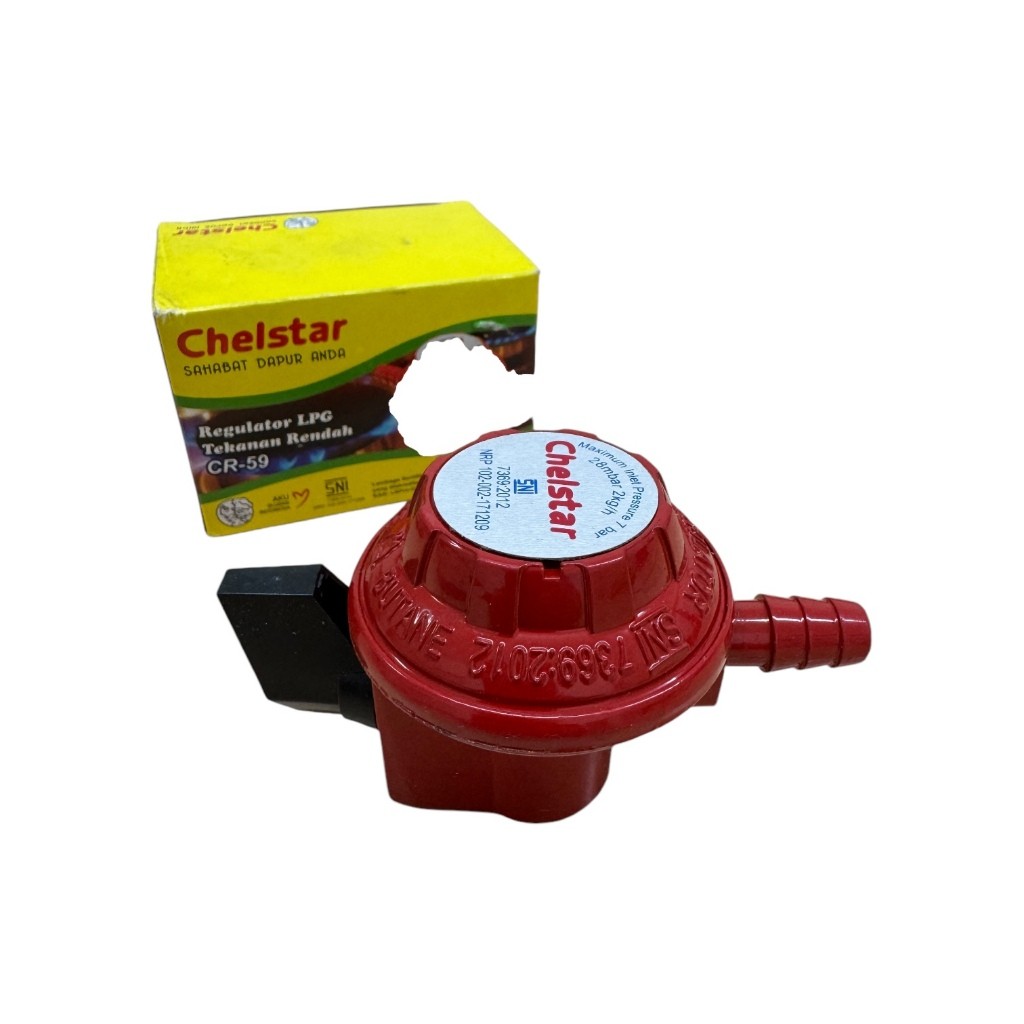 Jual Chelstar Regulator LPG Tekanan Rendah CR-59 REGULATOR GAS RUMAH ...