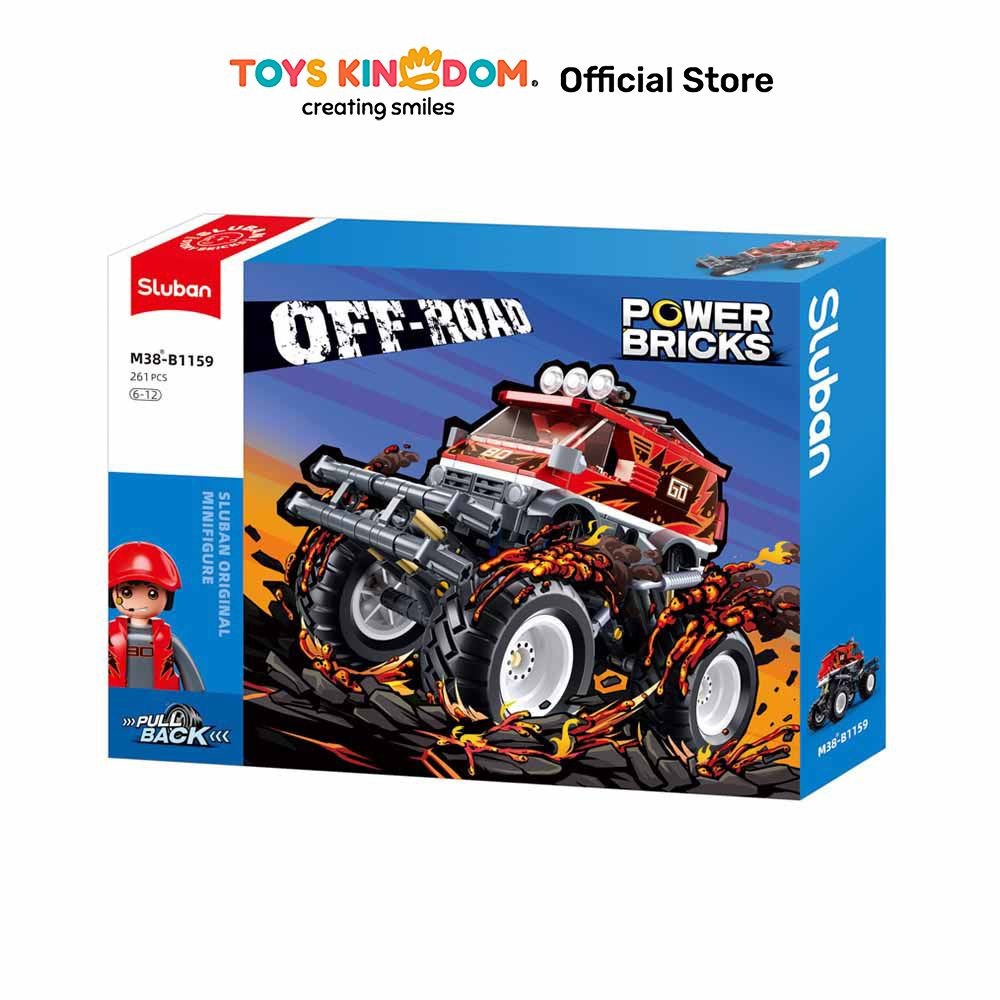Jual Toys Kingdom Sluban Set 261 Pcs Power Bricks Off Road M38-B1159 ...