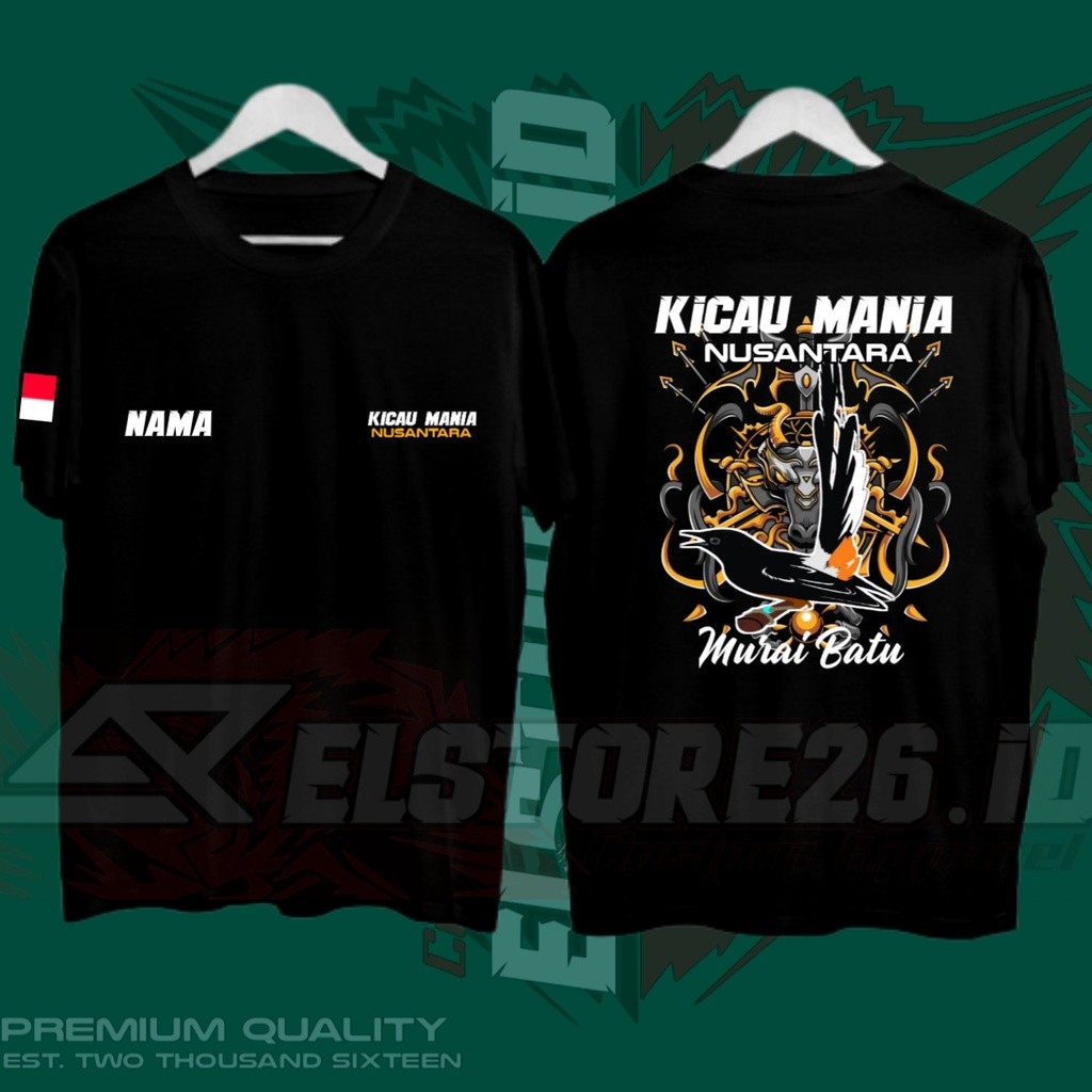 Jual Kaos Distro Premium KICAU MANIA MURAI BATU | SINGLE FIGHTER Bisa ...
