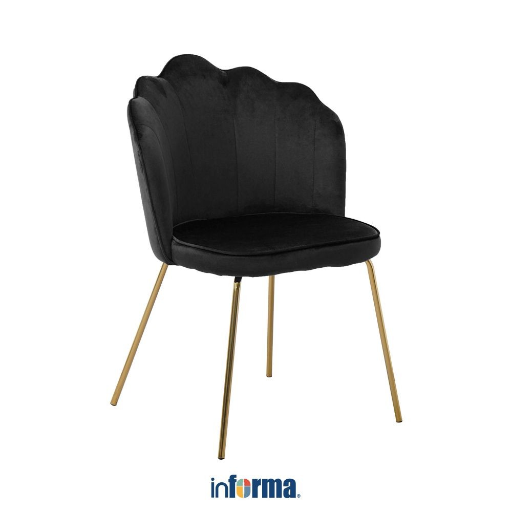 Jual Informa Wilshire Kursi Makan Fabric - Hitam Dining Chair Tempat ...