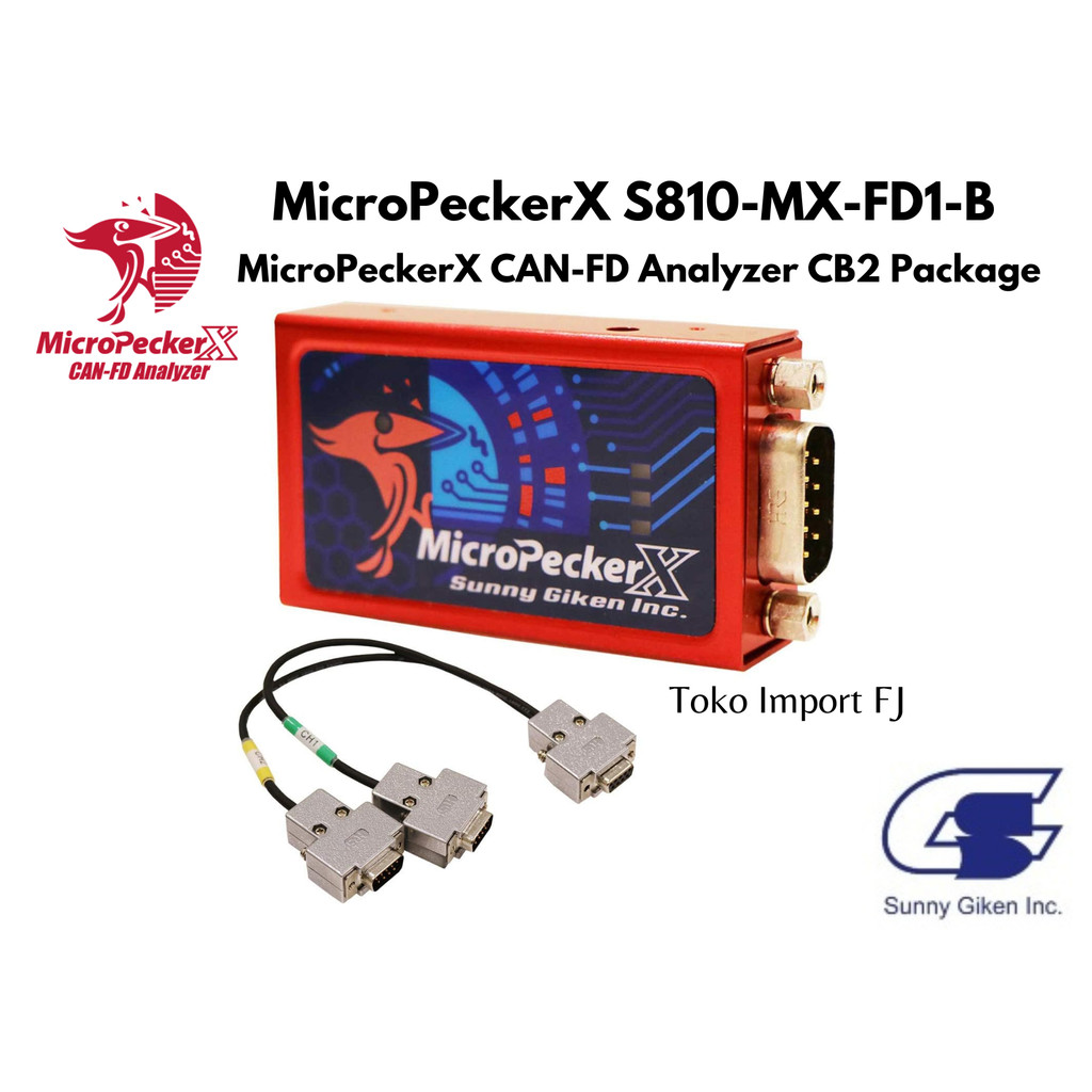 Jual MicroPeckerX CAN FD Analyzer S810-MX-FD1-B CAN-FD Analyzer CB2 ...