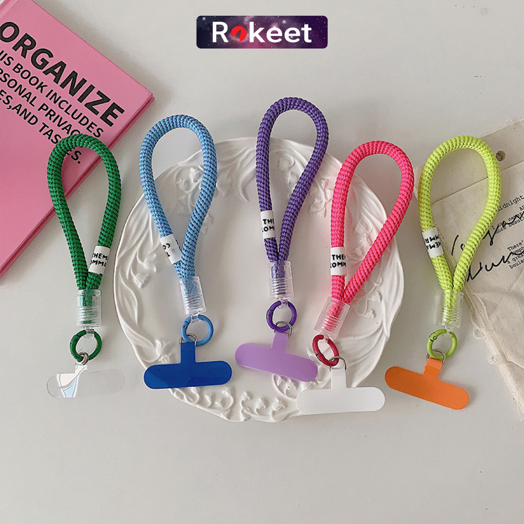 Jual Rokeet Tali Gelang Gantungan HP Lanyard Handphone Wrist Strap ...