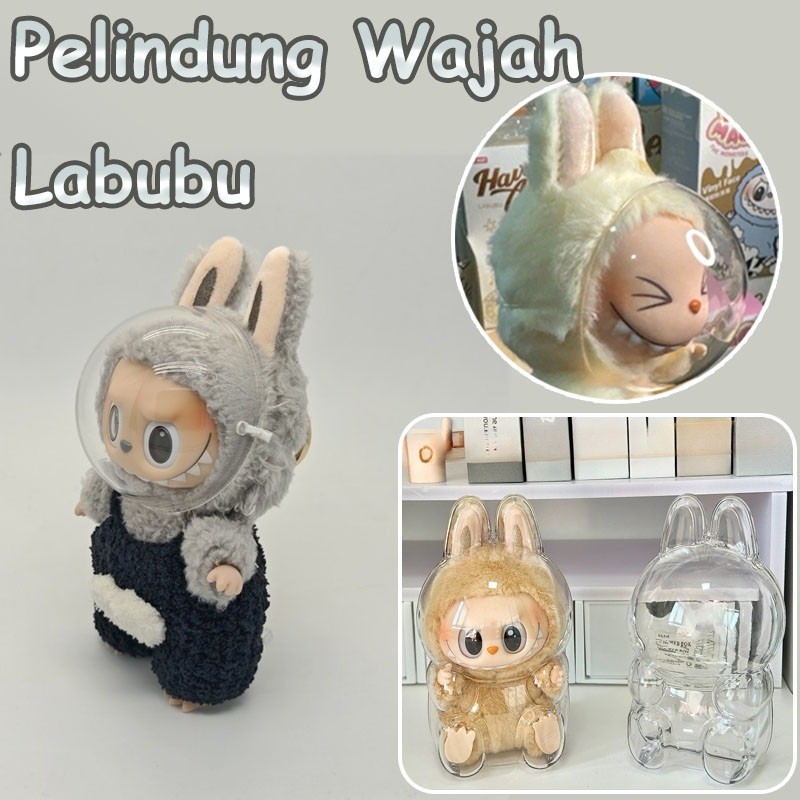 Jual Pelindung Wajah Labubu / Face Shield Labubu Masker Debu Bening ...