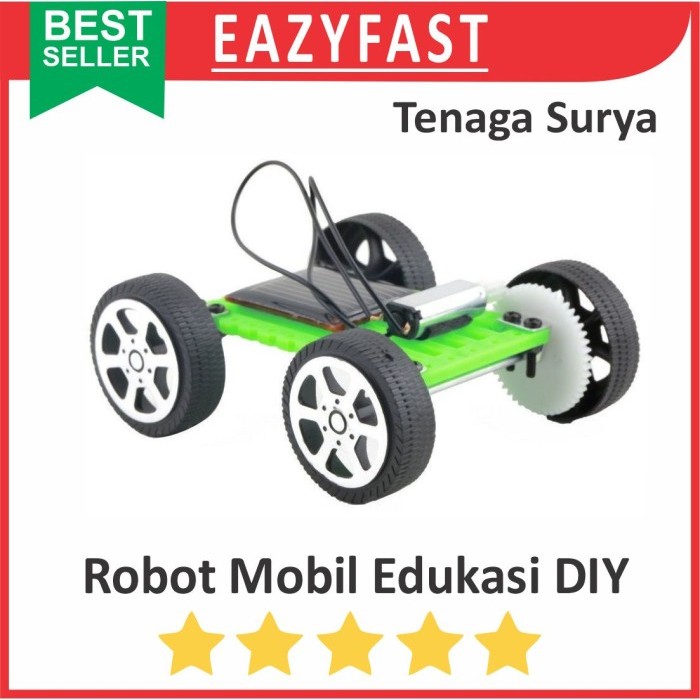 Jual Robot Mobil Edukasi Rakit DIY Rakitan Tenaga Surya Matahari Solar ...