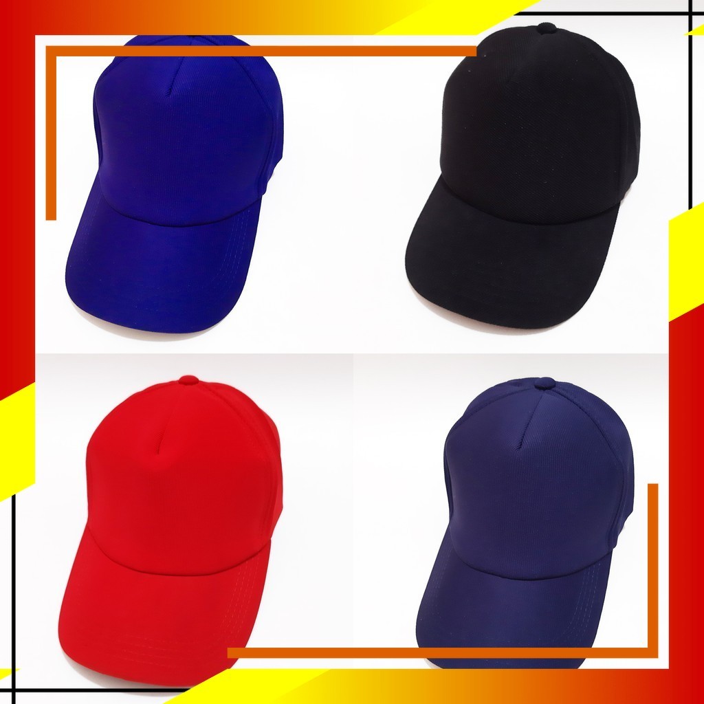 Jual COOLTUF-Topi Built Up Polos Baseball Cap Bahan Original Model ...