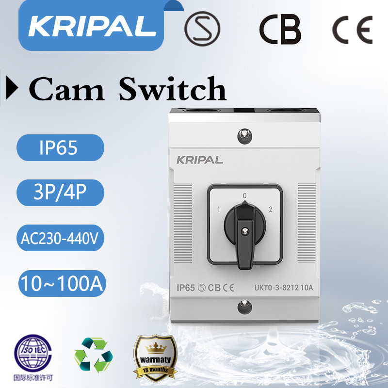Jual 3 Position Rotary Cam Switch 3P 4P Electrical Control Switches ...