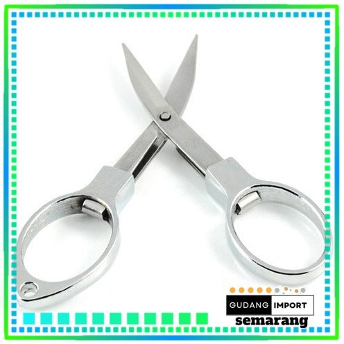 Jual Gunting Lipat Portable Stainless Steel Gunting Travel Folding ...