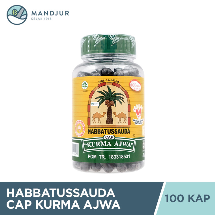 Jual Habbatussauda Cap Kurma Ajwa - Suplemen Jintan Hitam untuk ...