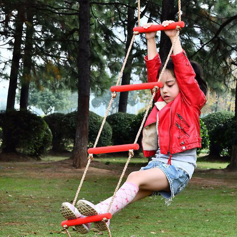 Jual Tree Climbing Rope Ladder For Children Sensory Integration Toys ...