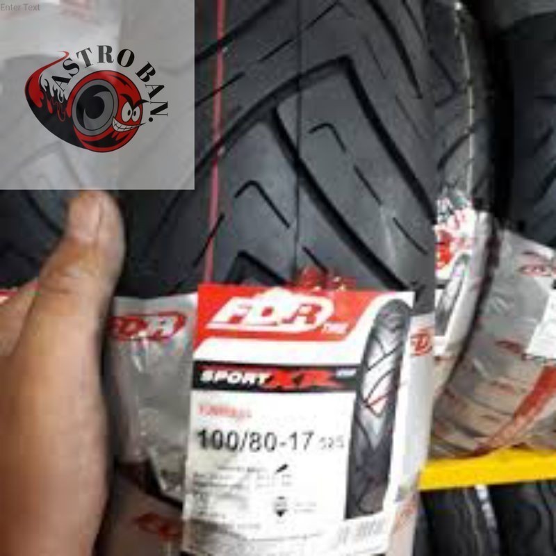 Jual Ban motor tubles ukuran 100/80 ring 17 merek fdr second | Shopee ...