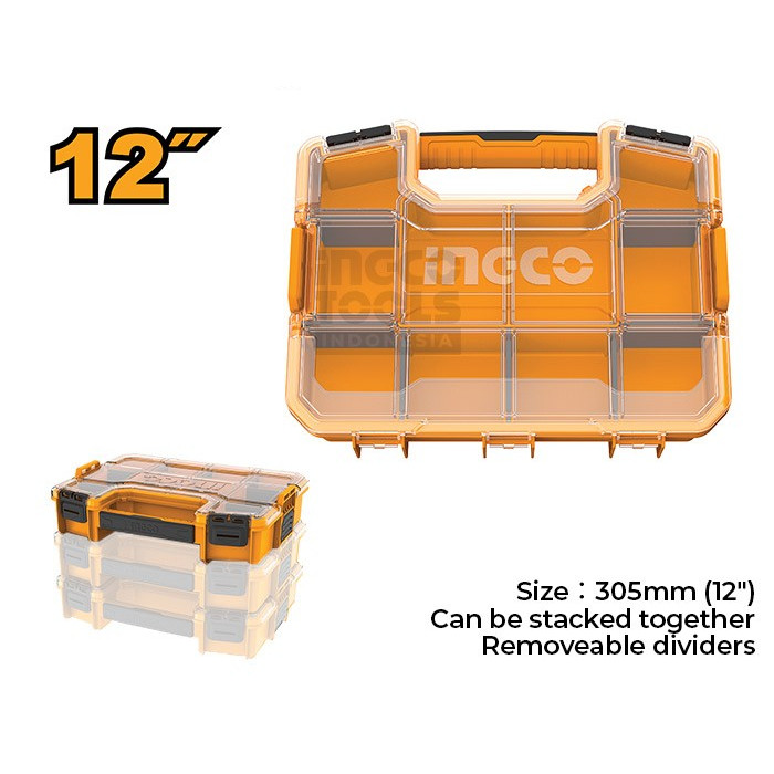 Jual Ingco PBX1211 Plastic Organizer Toolbox Kotak Perkakas 12 Inch ...