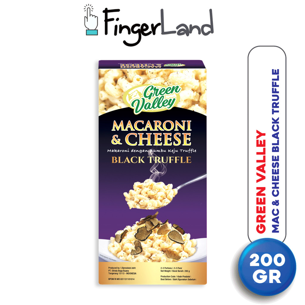 Jual GREEN VALLEY Macaroni and Cheese with Black Truffle 200 Gr ...