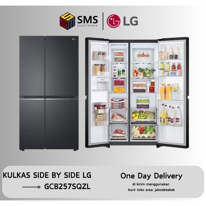 Jual LG GC-B257SQZL Kulkas LG Side By Side GCB257 257SQZL GCB257SQZL ...