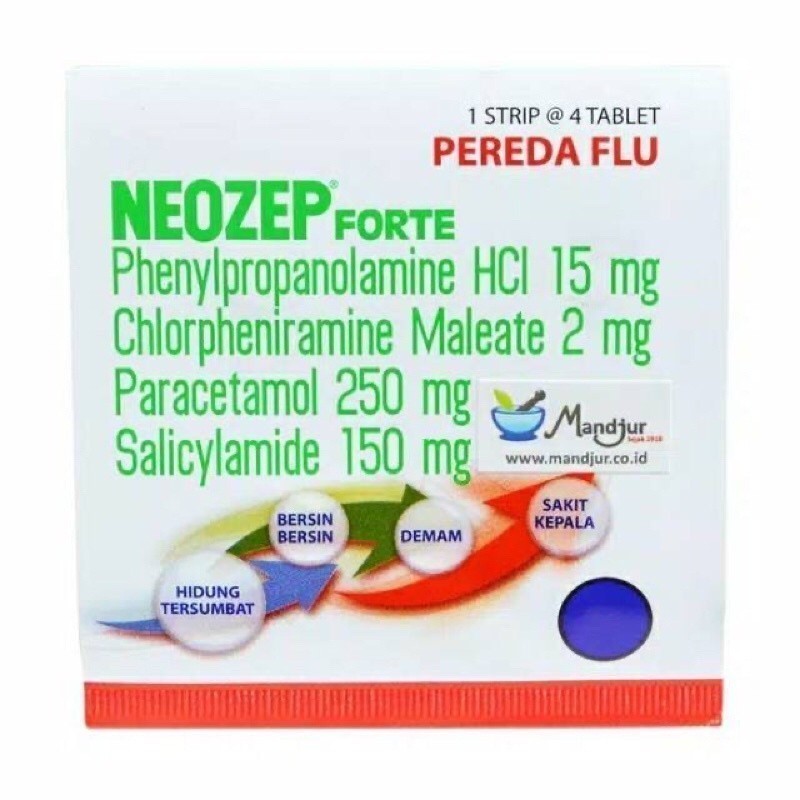 Jual Neozep Forte Per Lembar 4 Tablet / Kazu Mart 2 | Shopee Indonesia