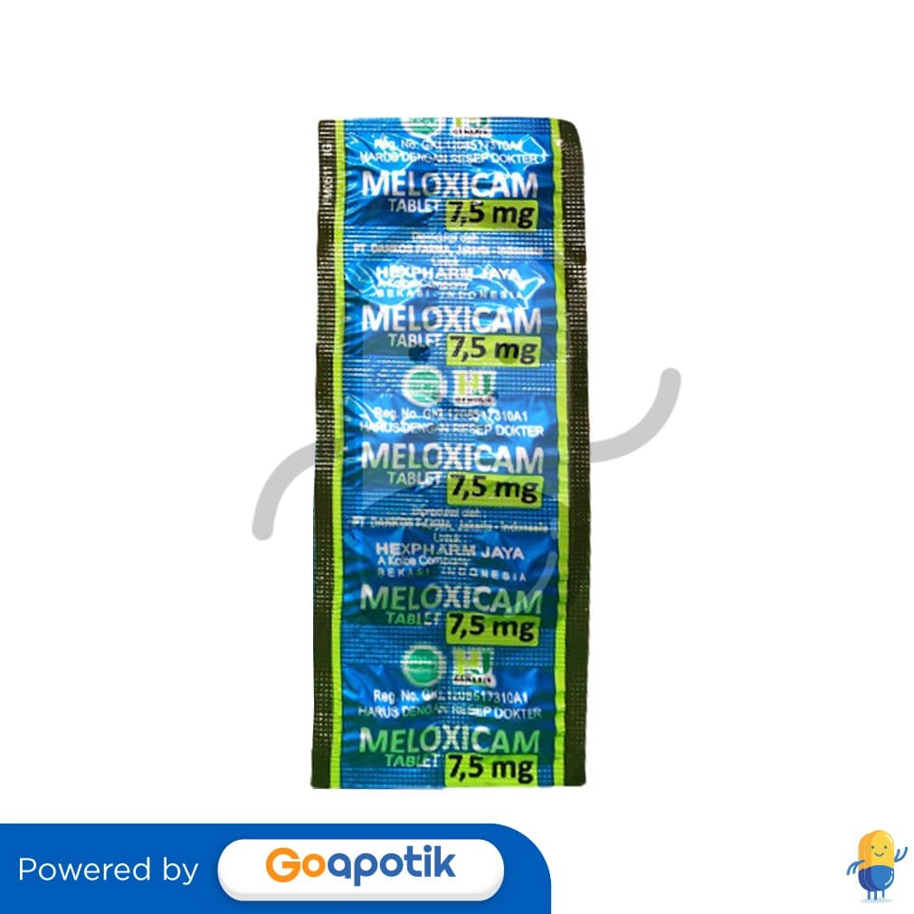 Jual Meloxicam Hexpharm 7.5 Mg Strip 10 Tablet | Shopee Indonesia
