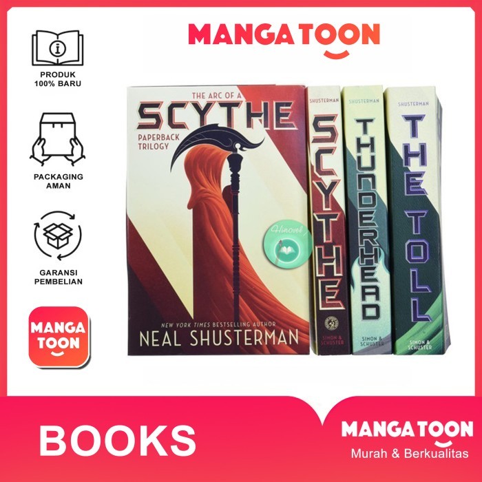 Jual Arc of a Scythe Series - 4 Book Box Set by Neal Shusterman ...
