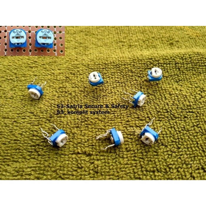 Jual VR 5K Trimpot Biru Tuning Variable Resistor Trimmer Potensimeter ...