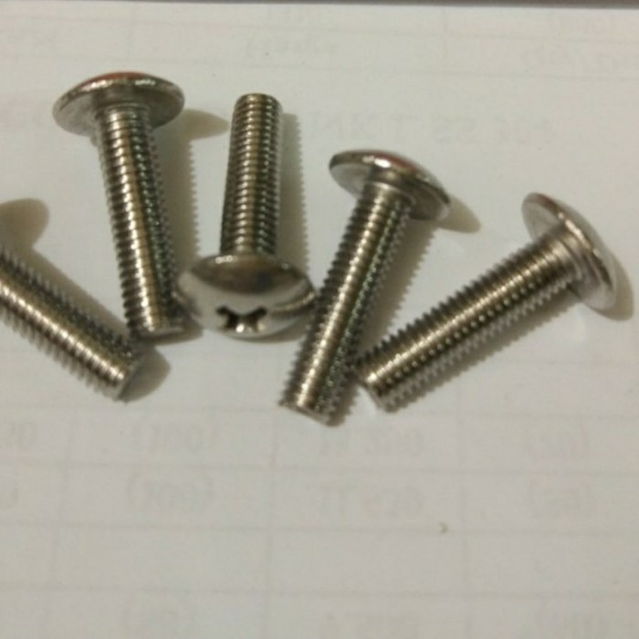 Jual JBS99 baut jt stainless steel m3 x 25 jt payung (20PCS) | Shopee Indonesia