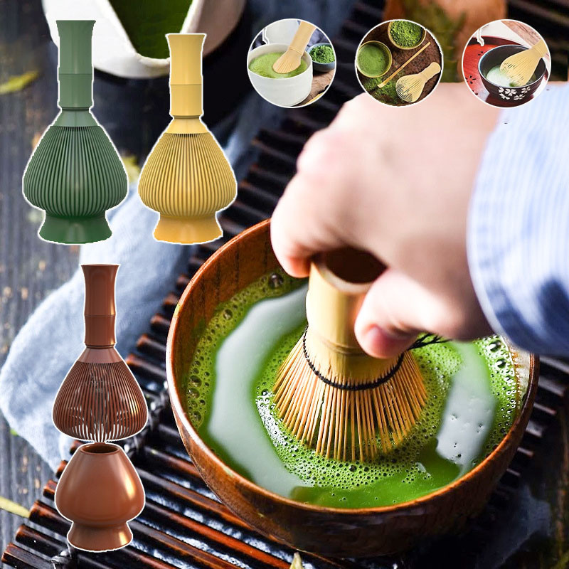 Jual ABS Matcha Whisk Brush Green Pengaduk Bubuk Matcha Japanese ...