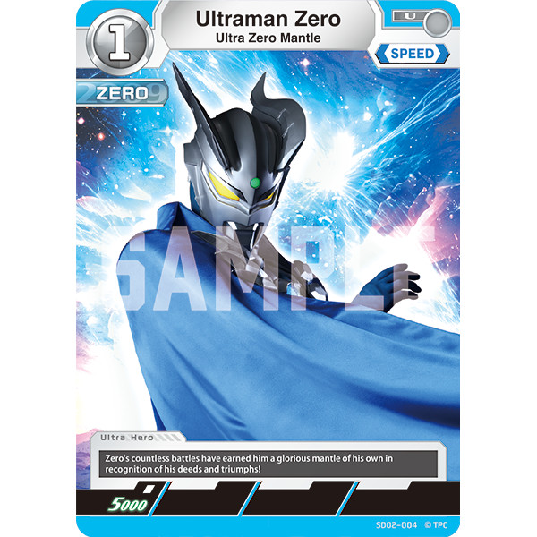 Jual Ultraman Card Game Ultraman Zero, Ultra Zero Mantle SD02-004 U | Shopee Indonesia