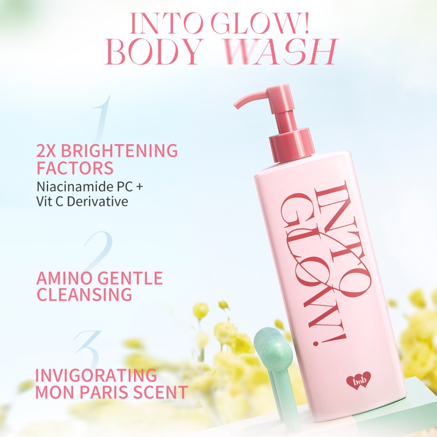 Jual BARENBLISS INTO GLOW MON PARIS BRIGHTENING BODY WASH | Shopee ...