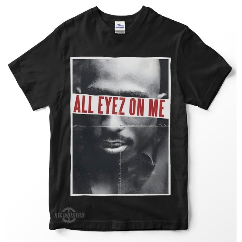 Jual Kaos TUPAC All eyez on me VOL 2 Poster Premium tshirt 2pac rap tee ...