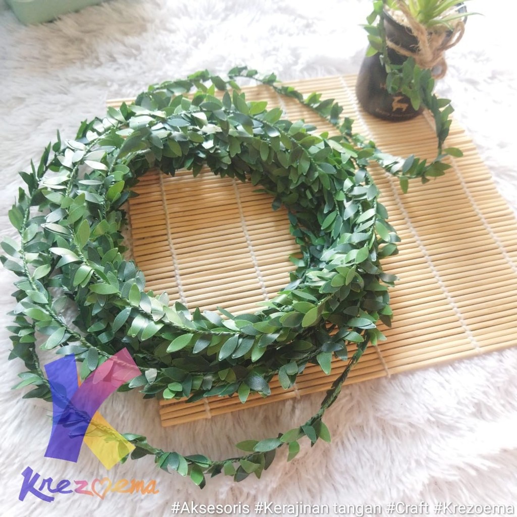 Jual Kawat Daun Rambat Flower Crown per-roll - Daun Rambat ...