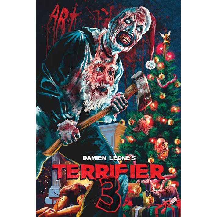 Jual Terrifier 3 2024 Horror Movie Print Art Canvas Poster For Living ...
