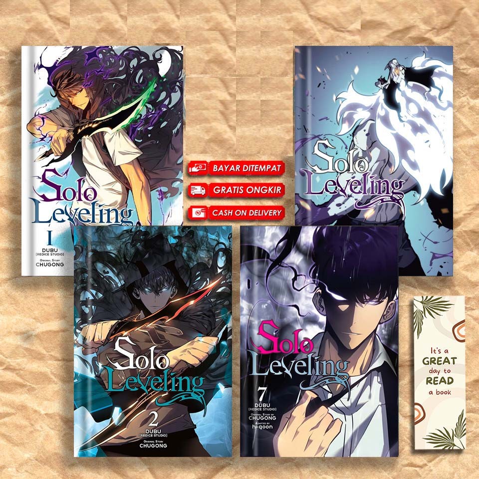 Jual Manga Solo Leveling (8 book series) by Chugong (English) | Shopee ...