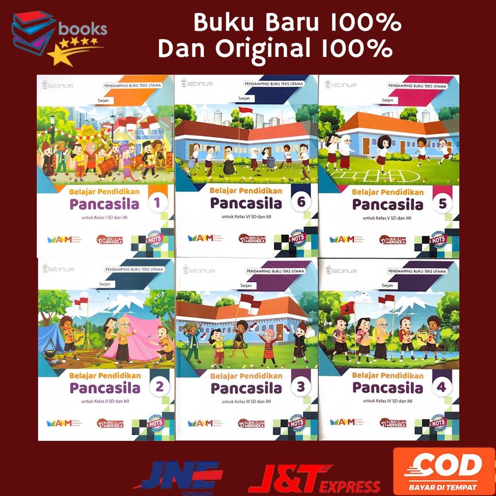 Jual Buku Platinum Pendidikan Pancasila Kelas 1 2 3 4 5 6 SD/MI Kurikulum Merdeka Penerbit Tiga ...