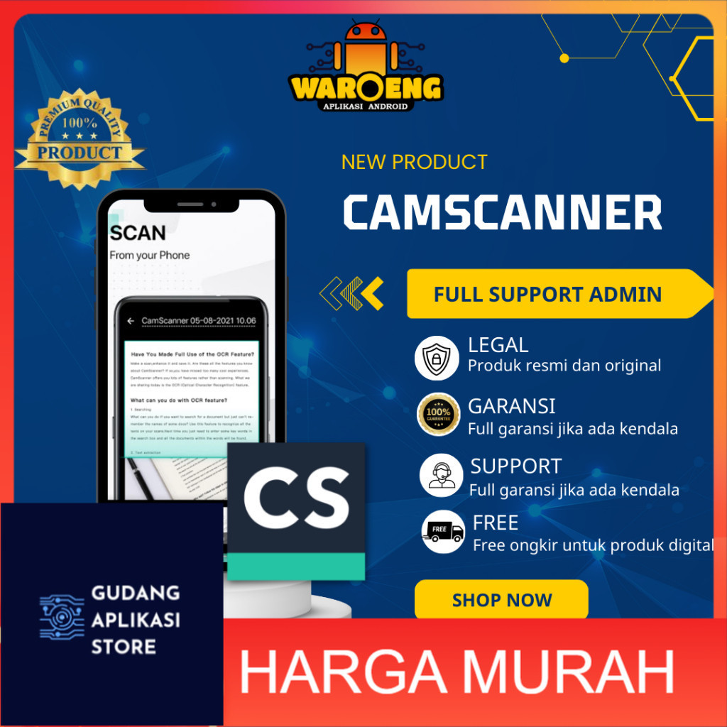 Jual Cam Scanner Plus Untuk Semua Device/Web - Aplikasi Scan Document ...
