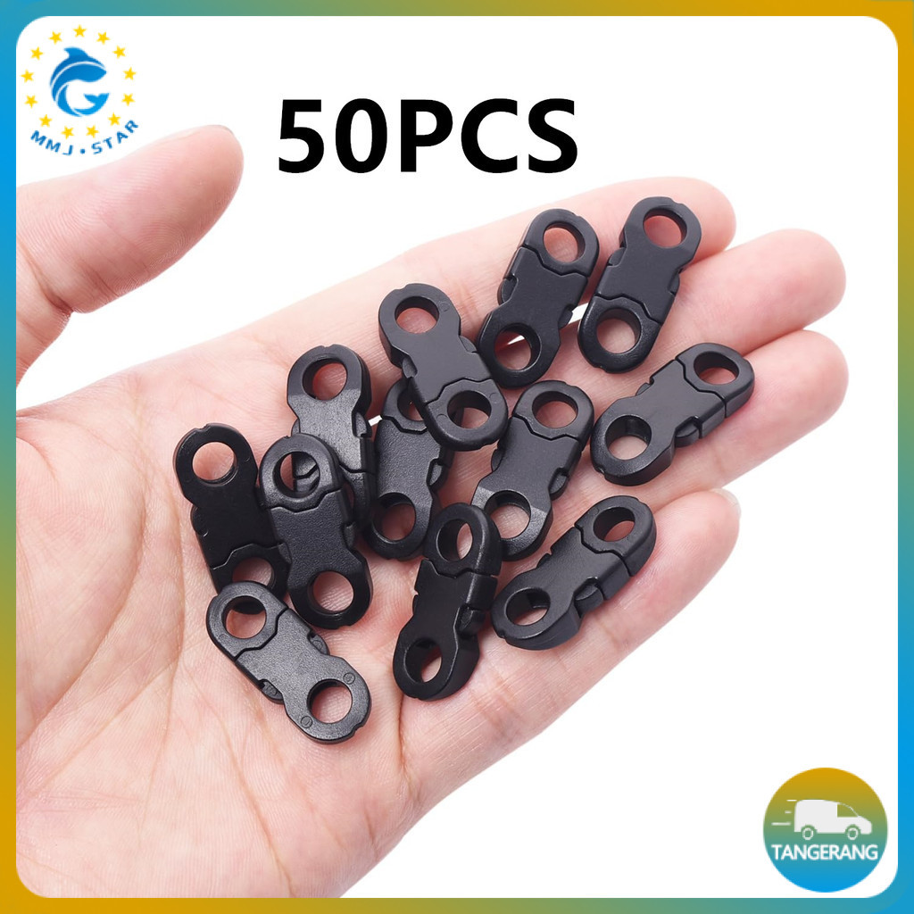 Jual 50pcs Ring Sodok Buckle 5mm Mini Stropper Tali Prusik Gelang ...