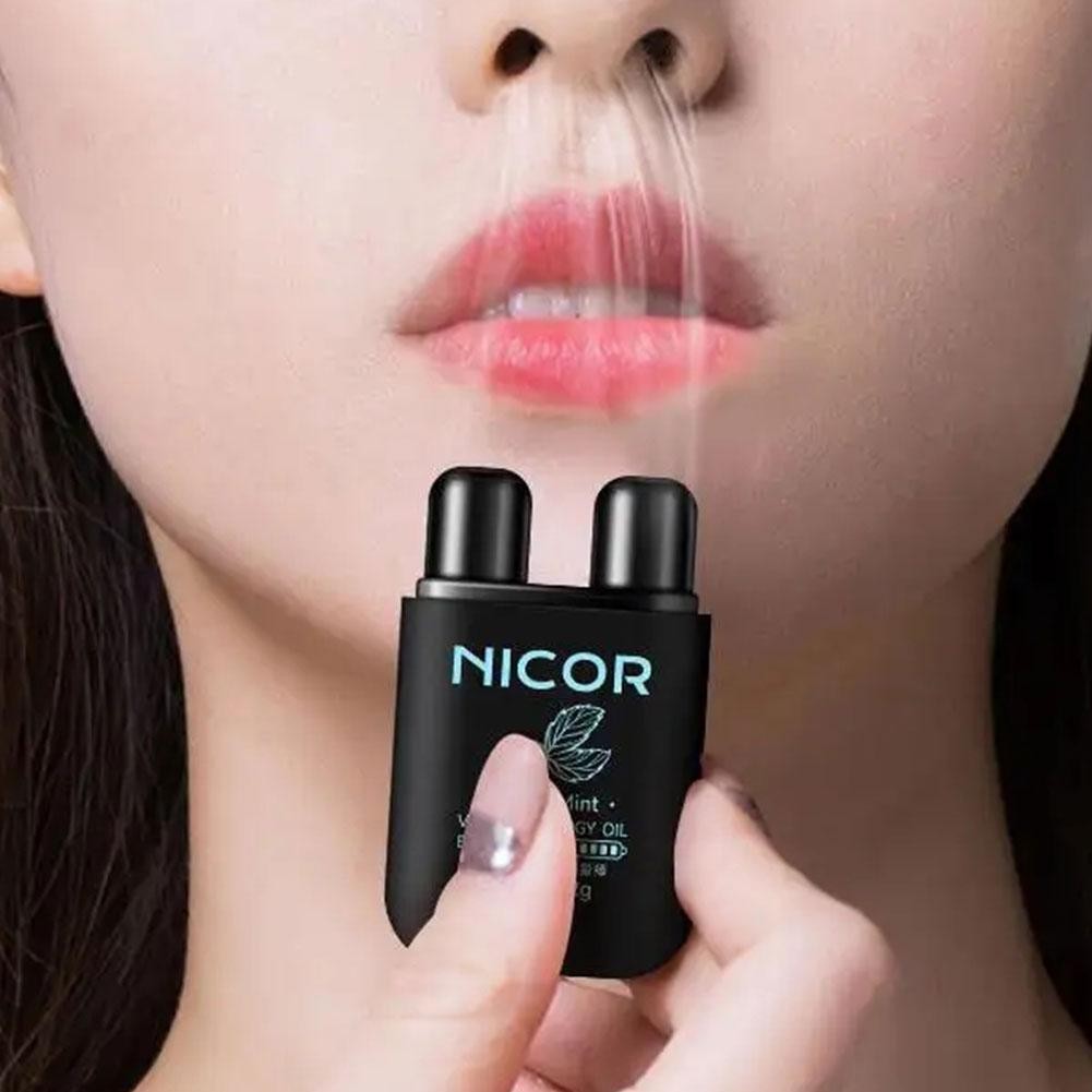Jual Portable Nasal Inhaler Mint Energy Oil Bar Double Hole ...