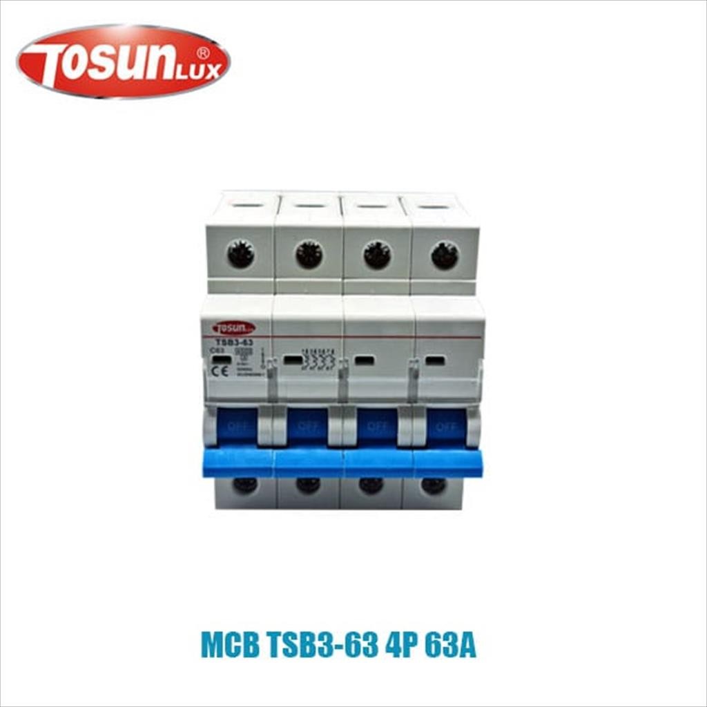 Jual MCB 63A 4 Pole Tosun TSB3-63 | Shopee Indonesia
